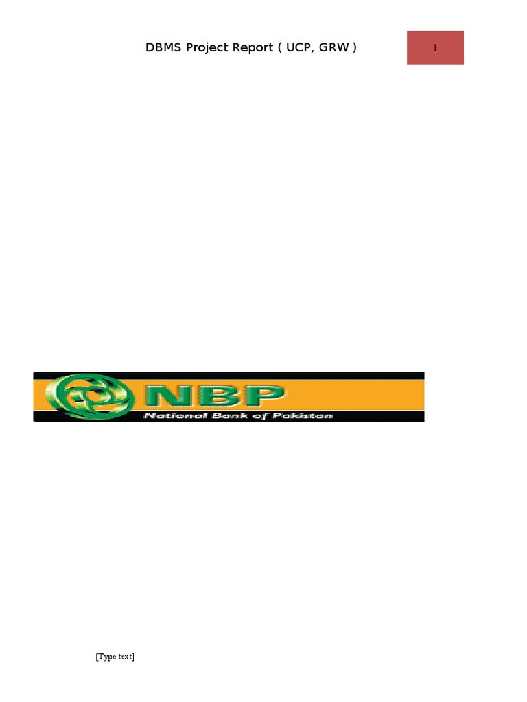 Dbms NBP Project Report | PDF | Sql | Databases