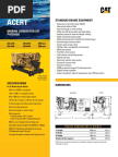Cat C18 ACERT Spec Sheets - Commercial C18 ACERT marine propulsion ...