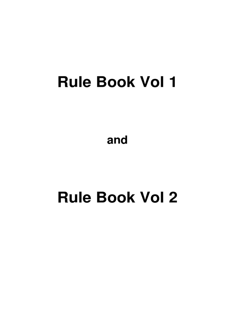 RuleBook Full PDF | PDF | Computer Program | Programming