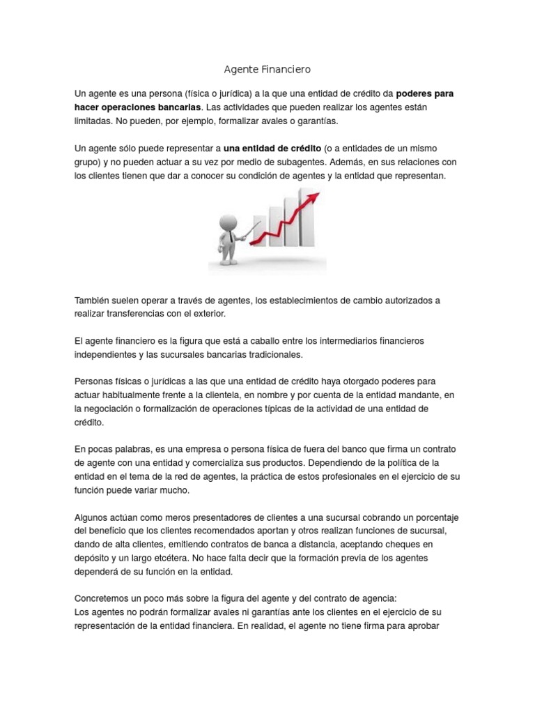Agente Financiero | PDF | Bancos | Cheque