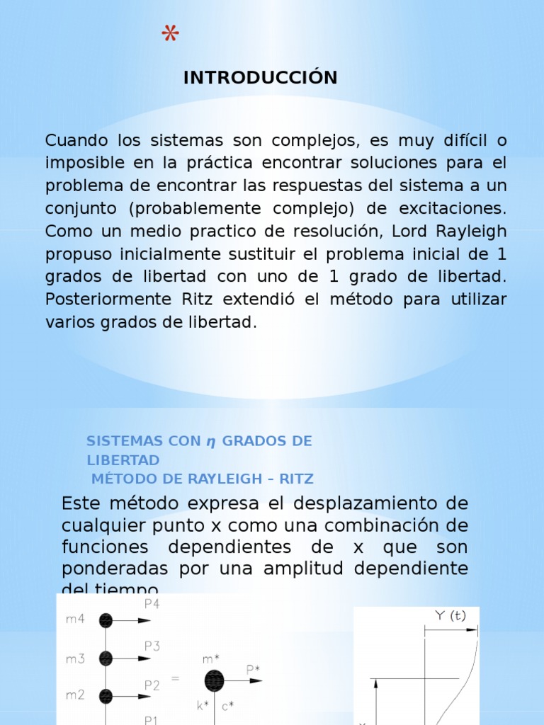 Metodo de Rayleigh | PDF