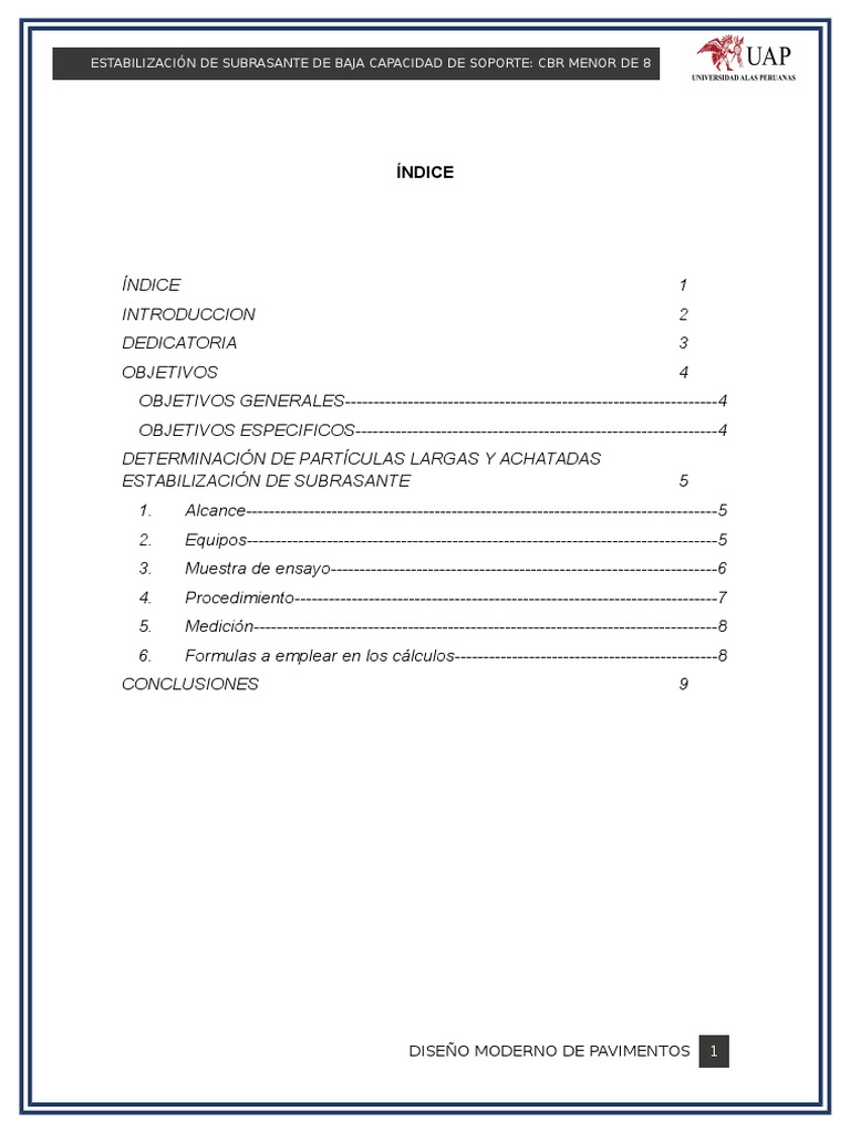 Subrasante Baja Capacidad: CBR