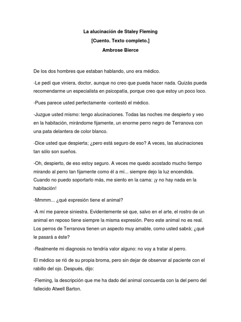 La Alucinación De Staley Fleming Pdf Espíritu Religión Y Creencia