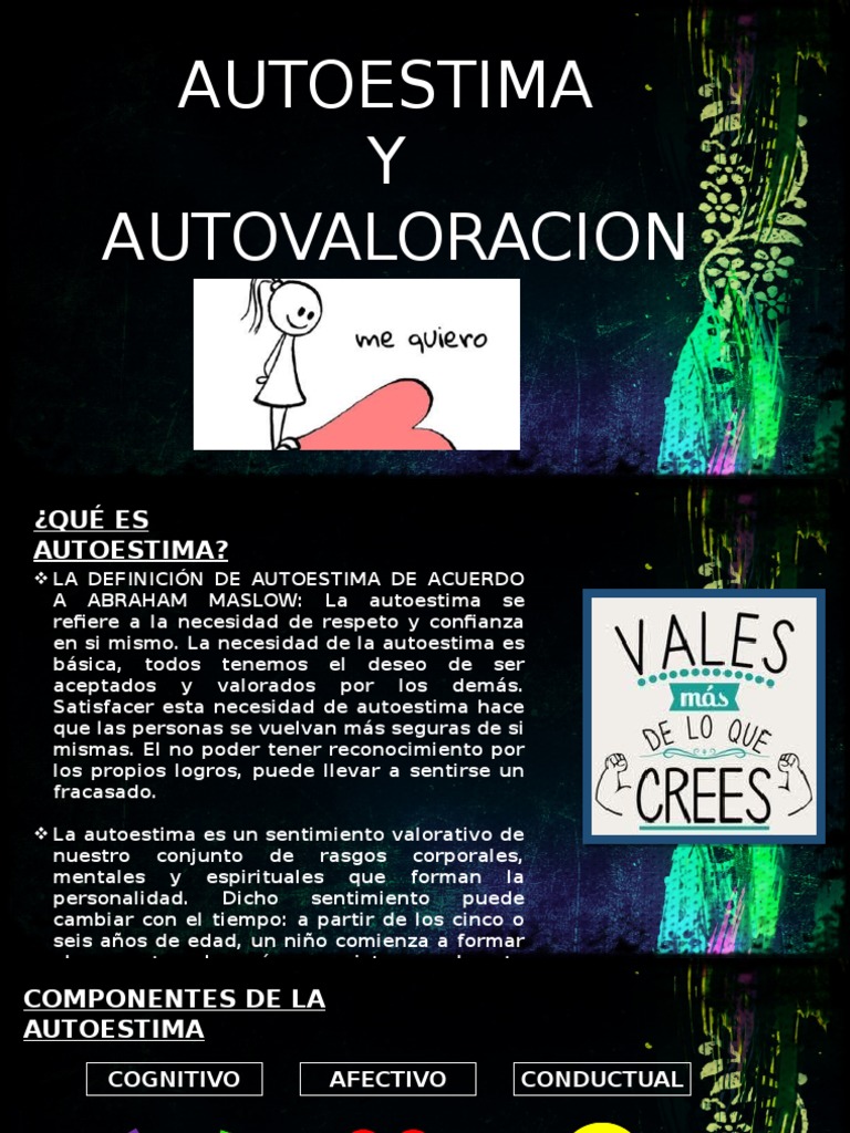 Autoestima y Autovaloracion | Autoestima | Adultos