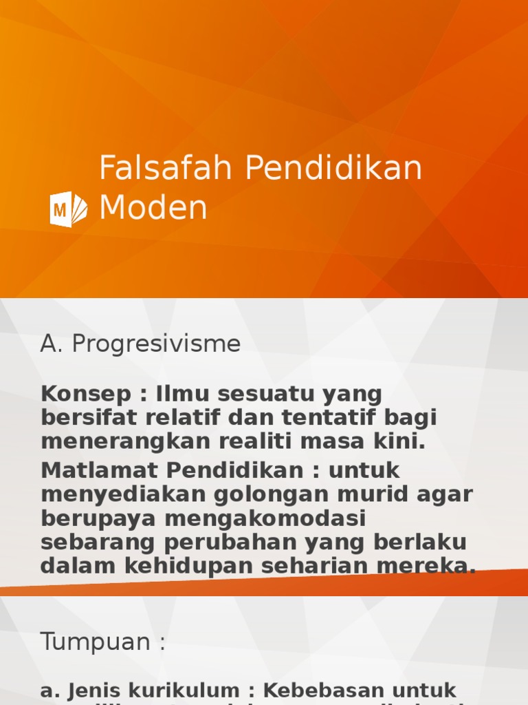 Falsafah Pendidikan Moden | PDF | Seni
