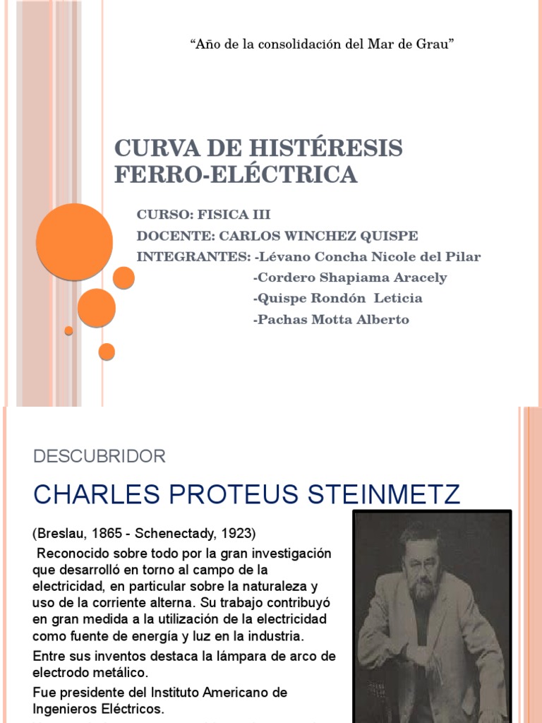 Curva de Histéresis | PDF | Histéresis | Campo magnético