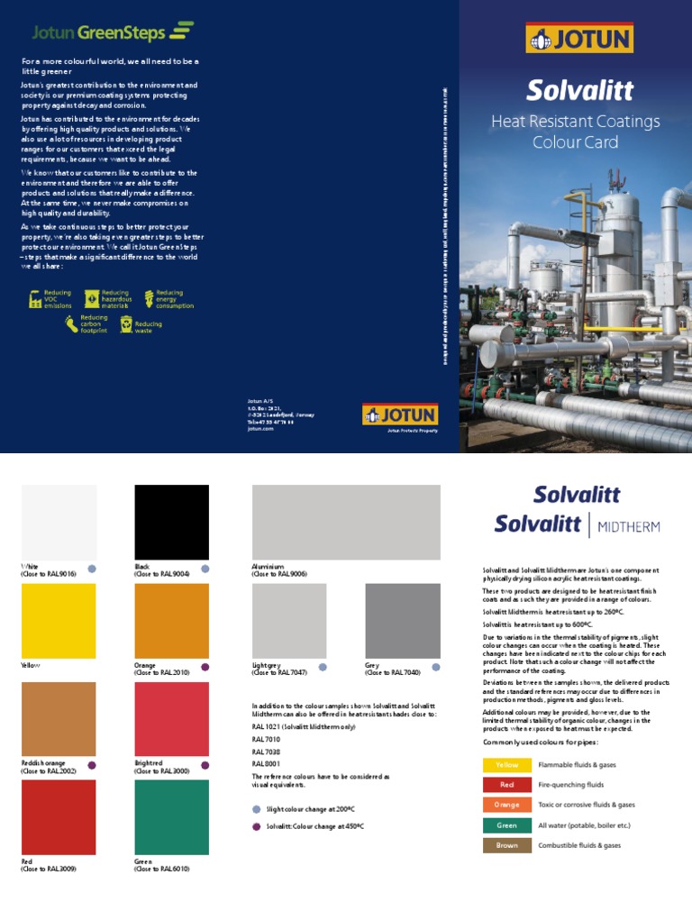 Solvalitt Colour Card | Color | Pigment