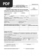 FSED 002 - Application Form FSIC | PDF | Identity Document | Government ...