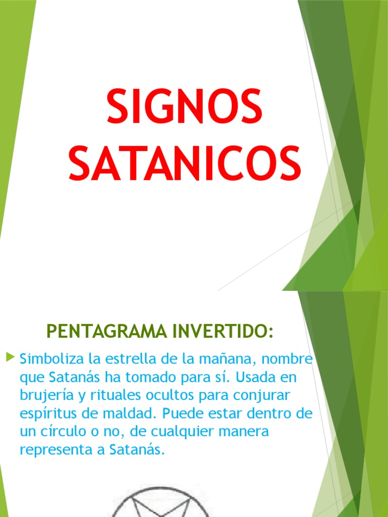 Signos Satánicos y su Significado | PDF | Satán | Religión y creencia