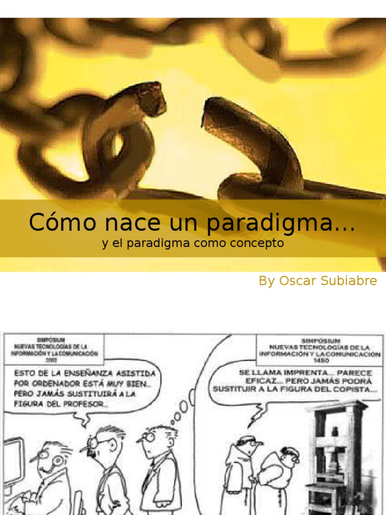Como Nace Un Paradigma | PDF | Paradigma | Conocimiento