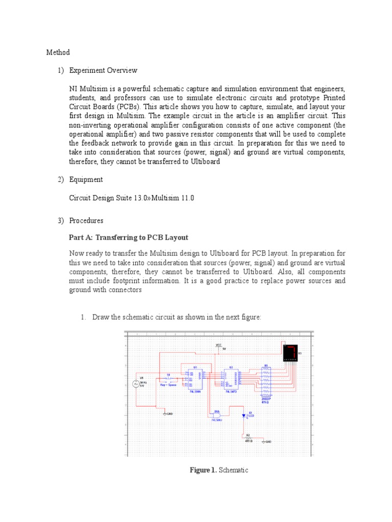Multisim to PCB: A Beginner's Guide | PDF | Printed Circuit Board ...