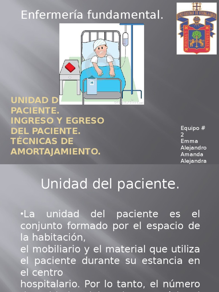Unidad Del Paciente Enfermeria Fundamental | PDF | Hospital | Enfermería