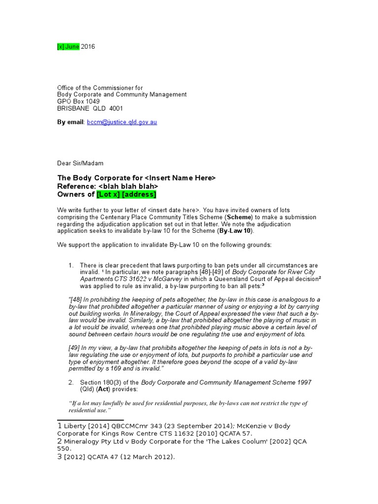 body-corporate-pet-dispute-pdf-by-law-legal-personality