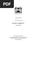 Physical Planning Handbook Kenya | PDF | Urban Planning | Sustainability