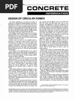 RCC Domes | PDF | Beam (Structure) | Dome