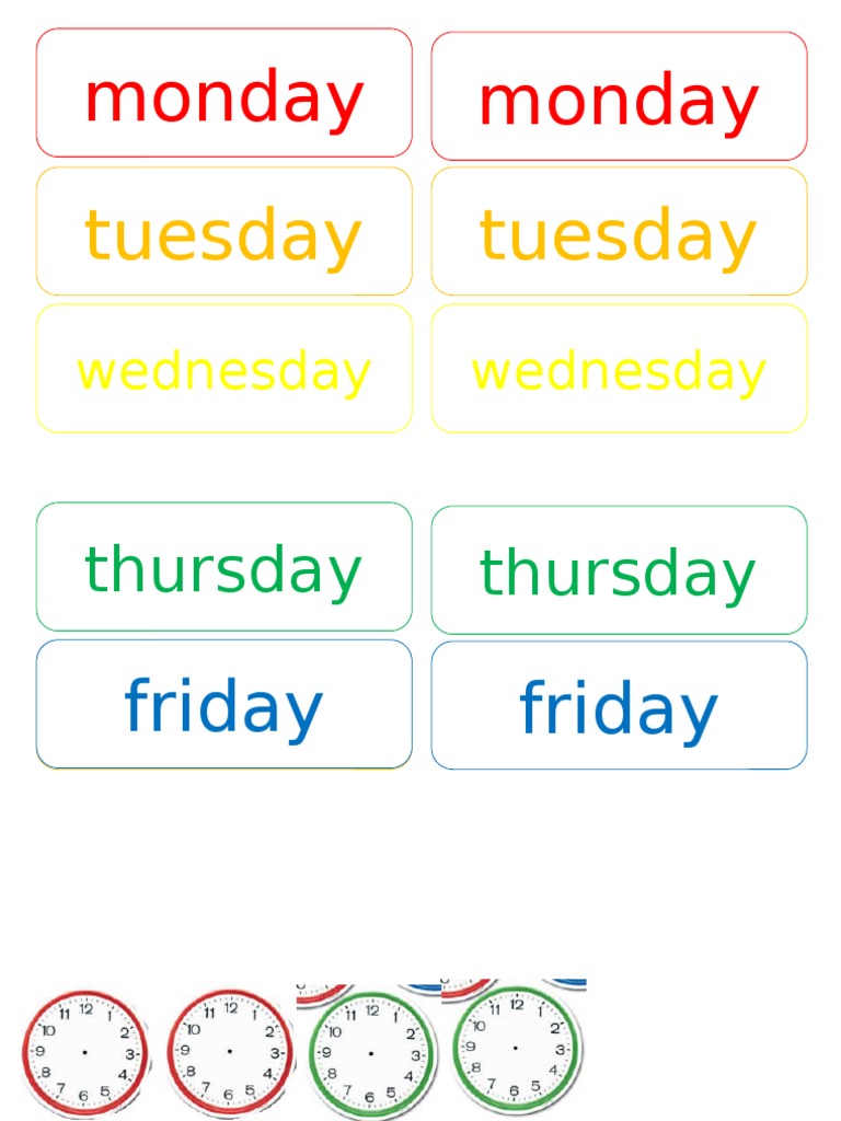 Monday Monday: Tuesday Tuesday | PDF