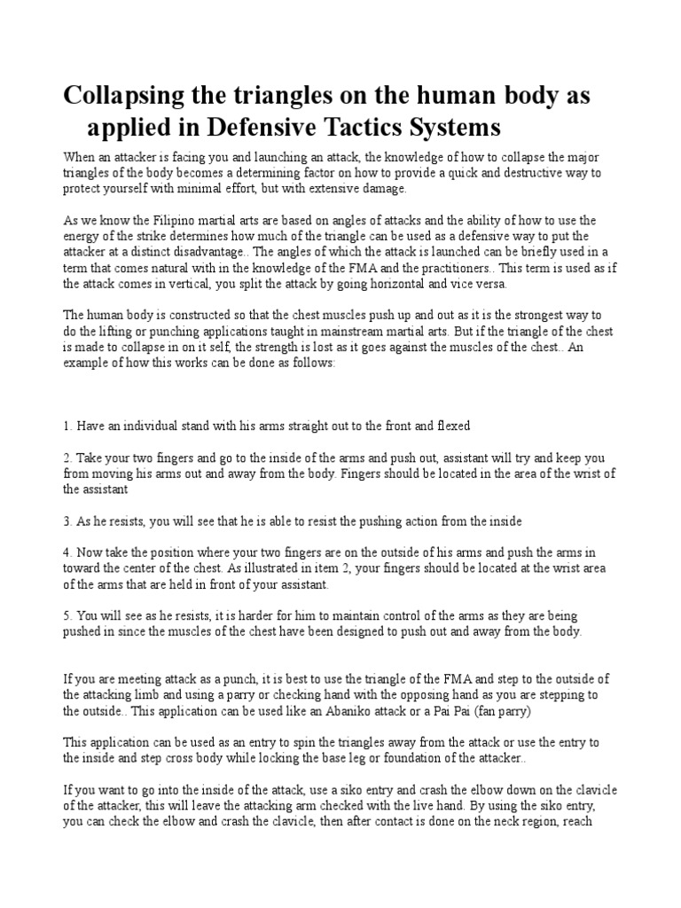 Controlling the Triangles of the Body Through Spinning Techniques for ...