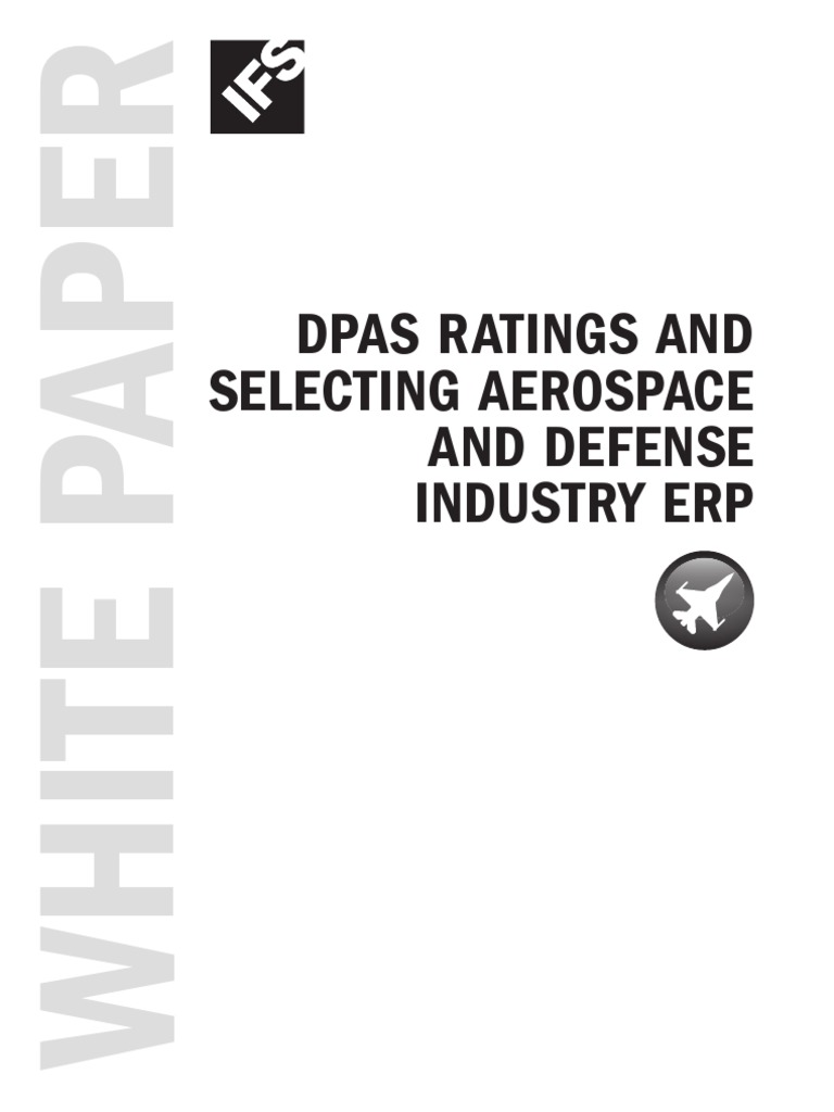 DPAS Ratings and Selecting Aerospace and Defense Industry ERP ...