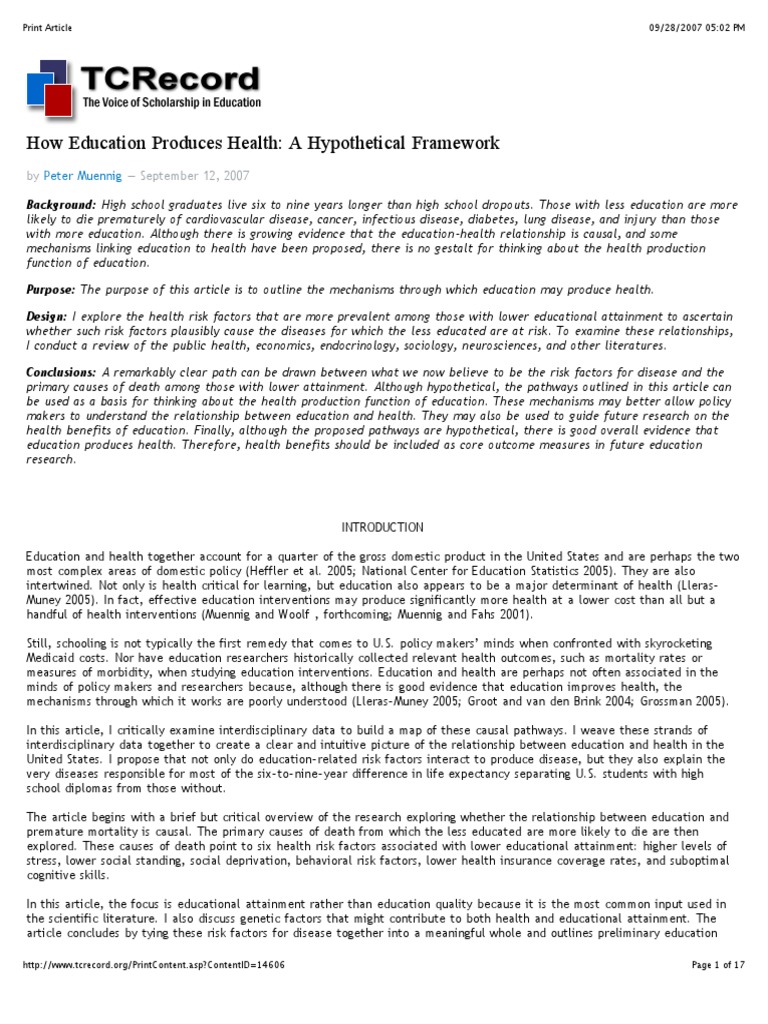 TC Record PDF | PDF | Stress (Biology) | Intelligence Quotient