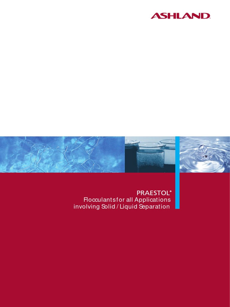 Floculantes Información Praestol | PDF | Solution | Emulsion