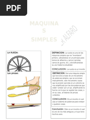 Paquete De Hojas De Trabajo Sobre Máquinas Simples