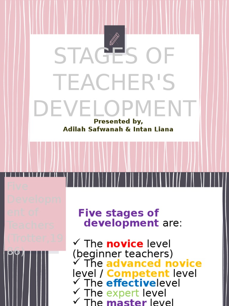 Stages of Teacher's Development | PDF | Expert | Teachers