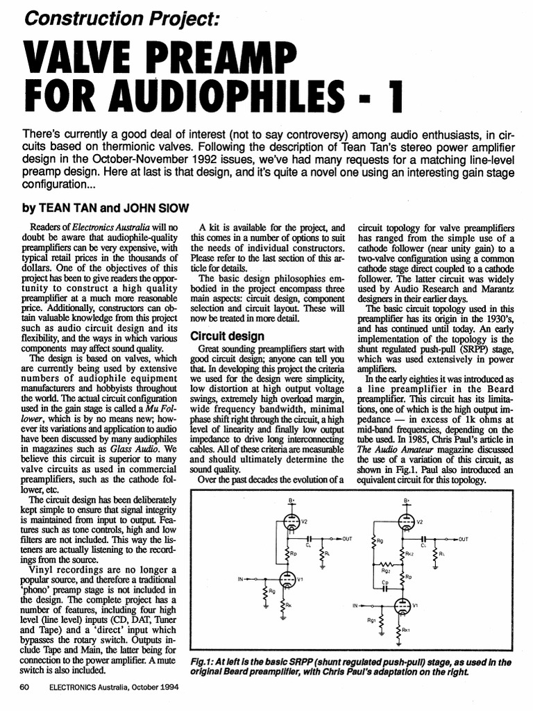 Preamp PDF | PDF | Amplifier | Electrical Connector