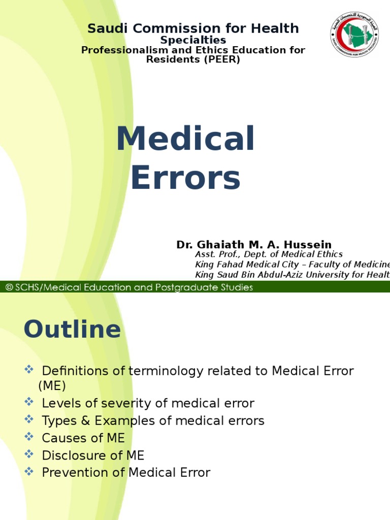 Medical Errors | PDF | Medical Error | Medical Diagnosis