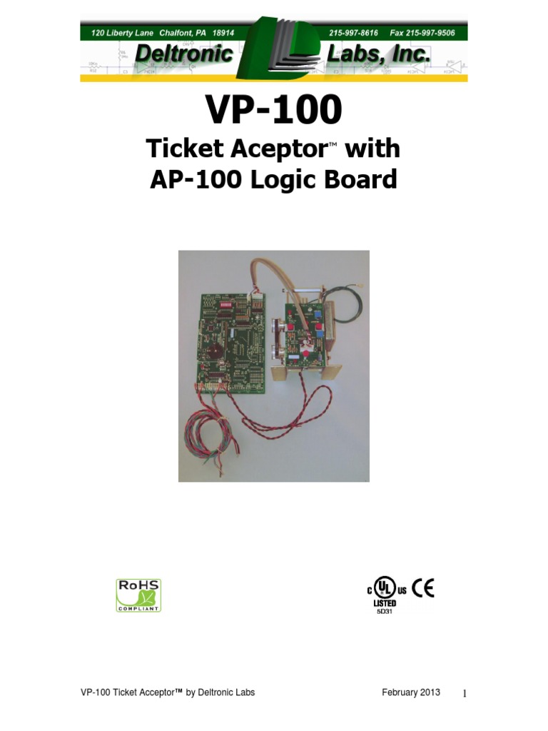 VP-100-Users-Manual.pdf | Barcode | Switch