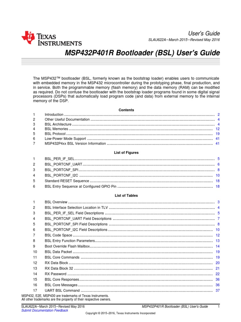 MSP Bootloader | PDF | Booting | Application Programming Interface