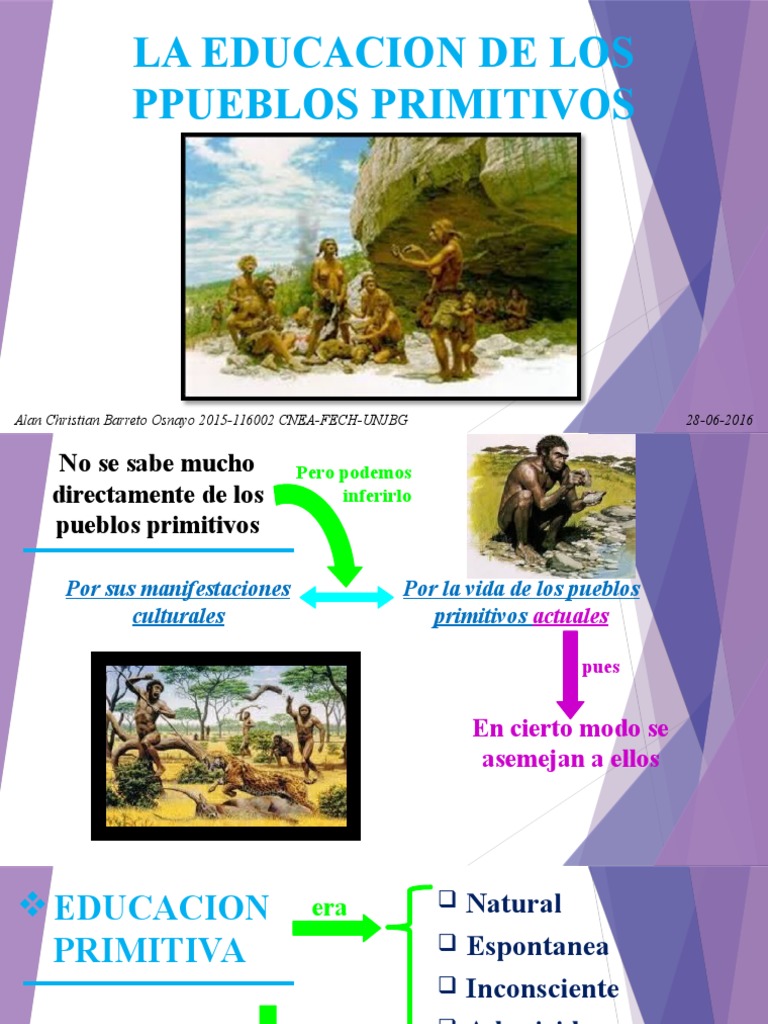 La Educacion de Los Pueblos Primitivos | PDF