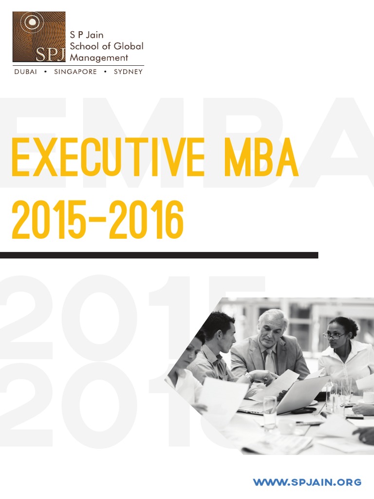 EMBA Dubai Brochure | PDF | Master Of Business Administration | Business
