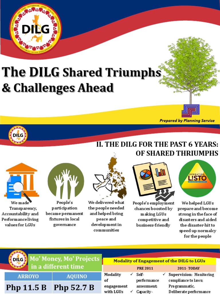 DILG of Shared Thriumphs and Challenges | PDF | Capacity Building ...