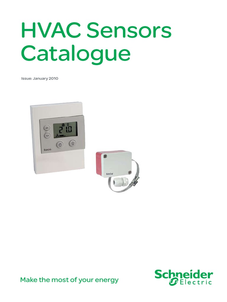 HVAC Sensors Catalogue: Make The Most of Your Energy | PDF | Hvac | Switch