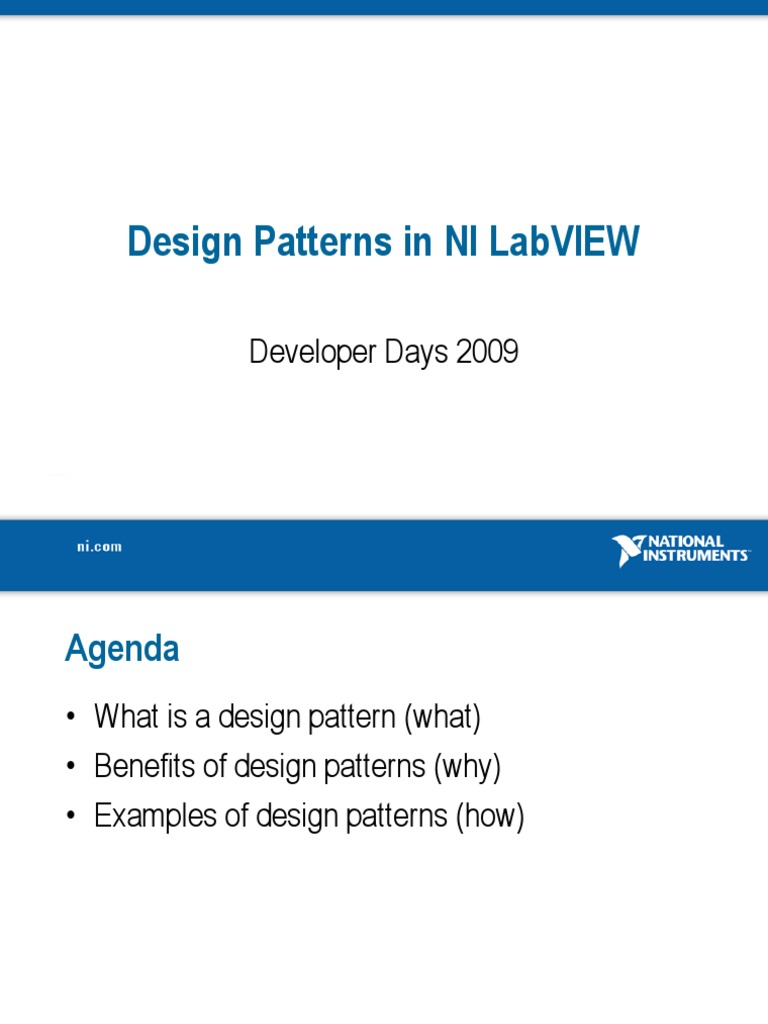 Labview Design Patterns Pdf Object Oriented Programming Class Computer Programming