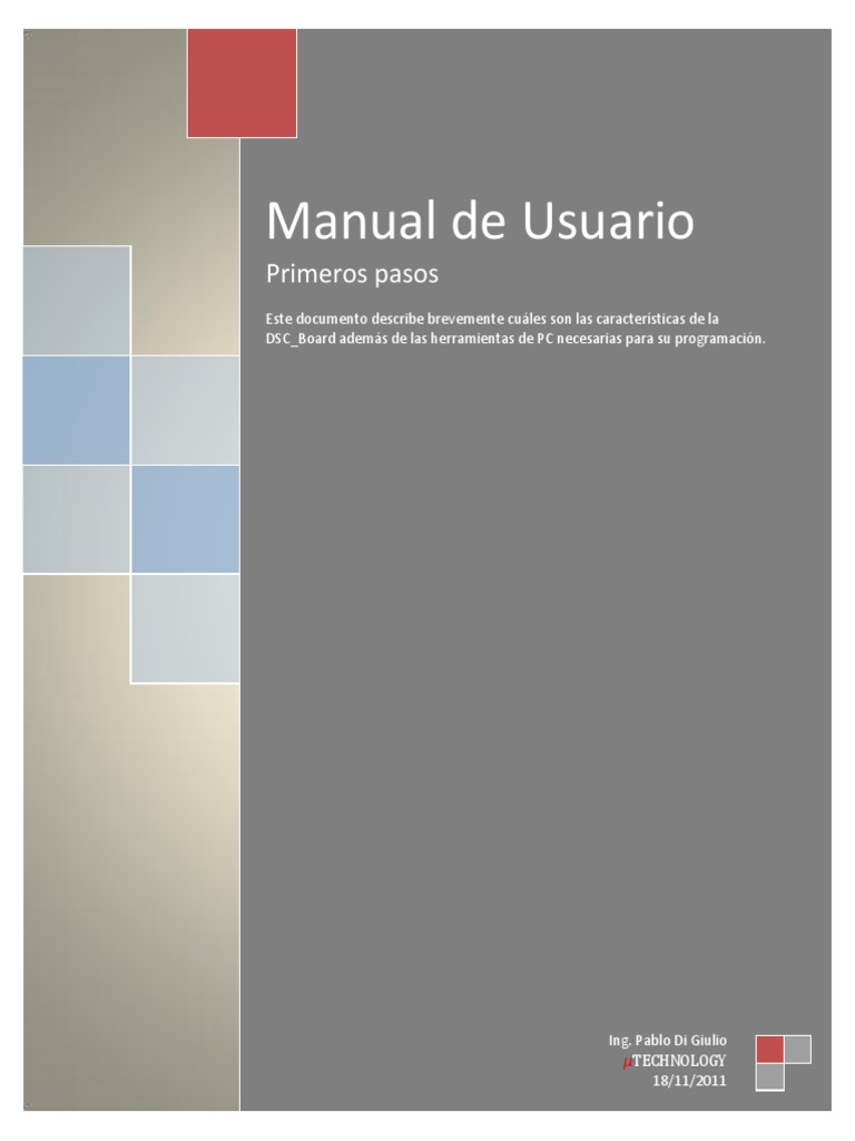 Manual de Usuario: Primeros pasos