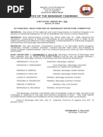 Executive Order No. 003 Creating BNC | PDF