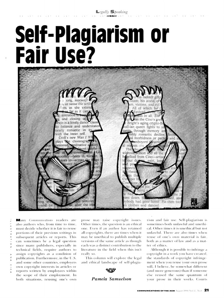 Self Plagiarism | PDF