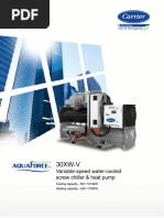 Trane Chiller Data Sheet CVHG | PDF | Building Engineering | Physical ...