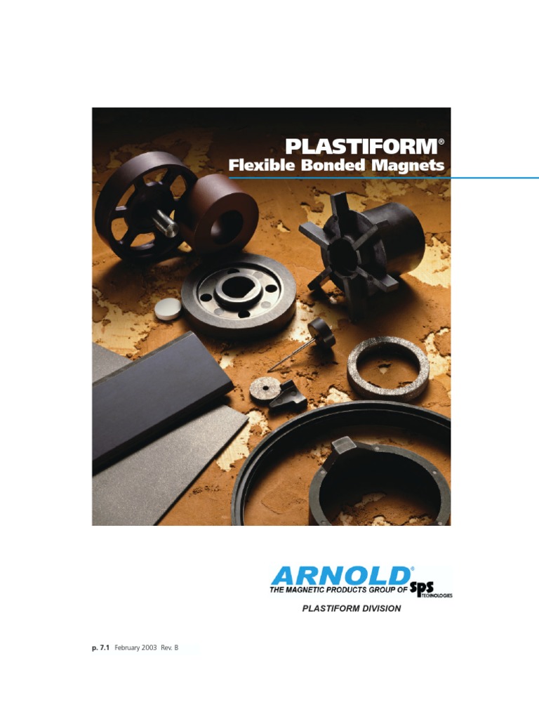 Plastiform Flexible Bonded Magnets Properties | PDF | Electric Motor ...