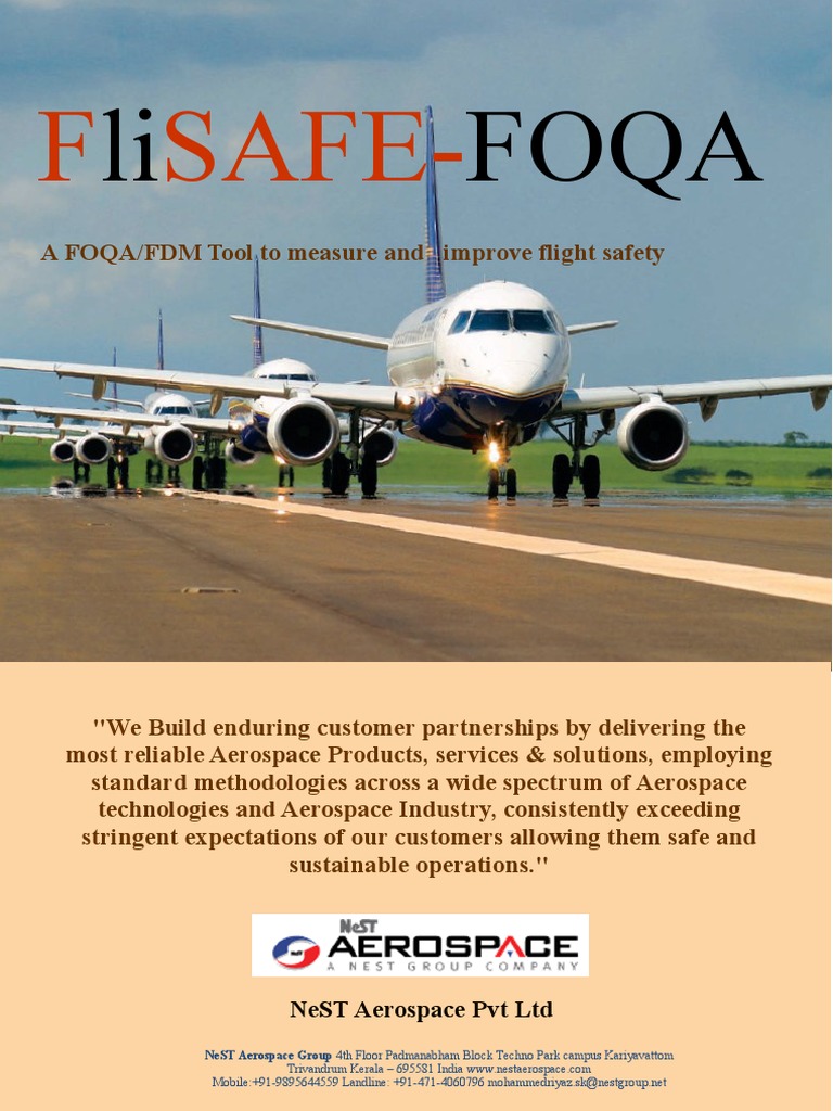 Flisafe Foqa Brochure | PDF | Flight Recorder | Flight