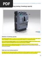 Understanding Icu, Ics, and Icw in Circuit Breakers | PDF