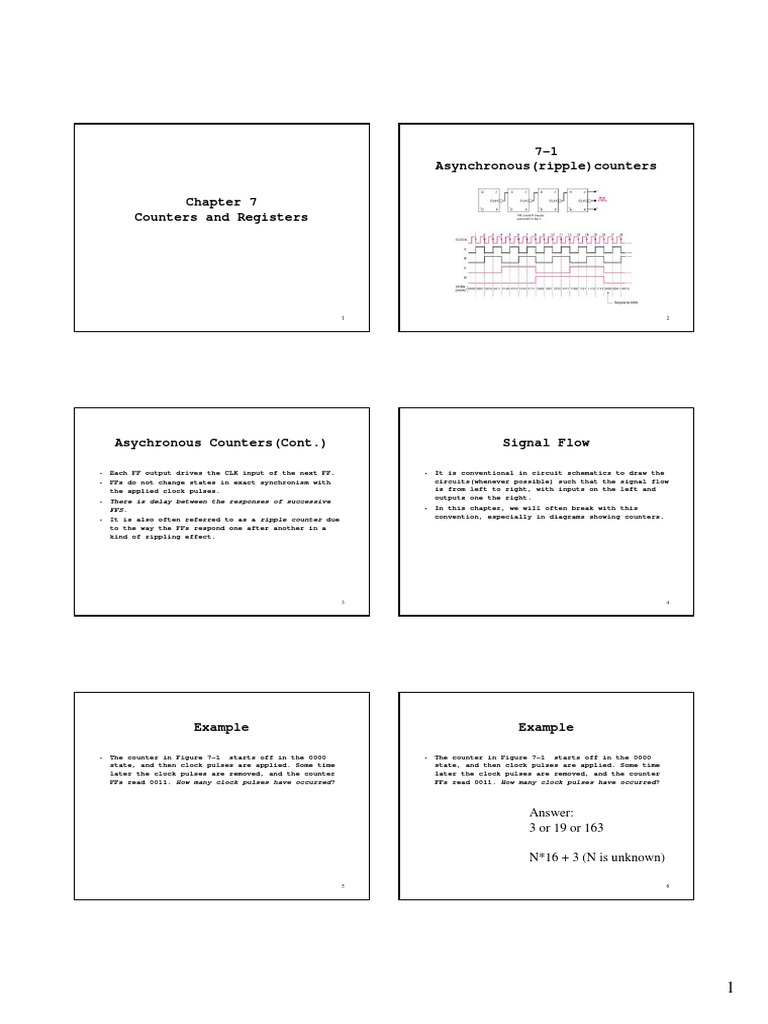 7 Counters PDF | PDF | Digital Electronics | Electronic Design