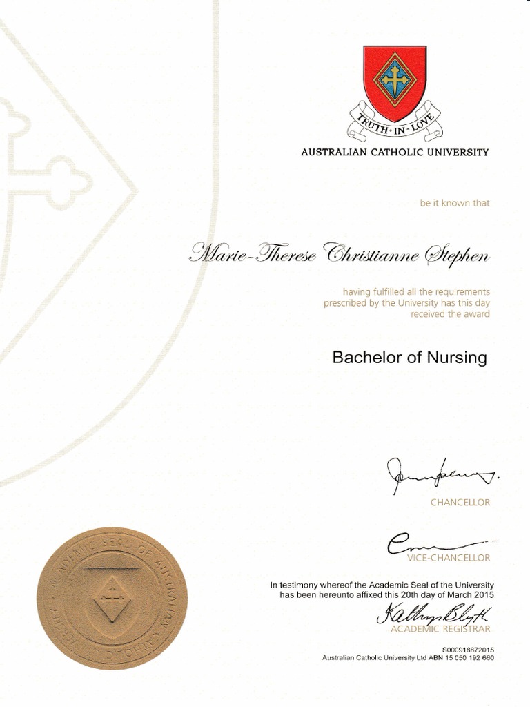 Graduation Certificate | PDF | Nursing | Health Care