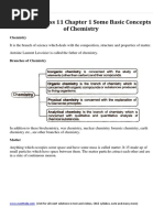Class 11 Chemistry Formula Sheet. | PDF