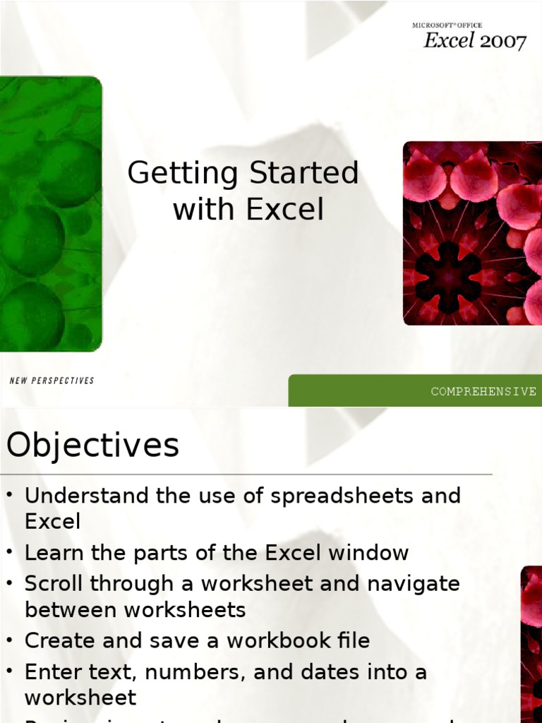 Excel Training Manual | PDF | Microsoft Excel | Spreadsheet