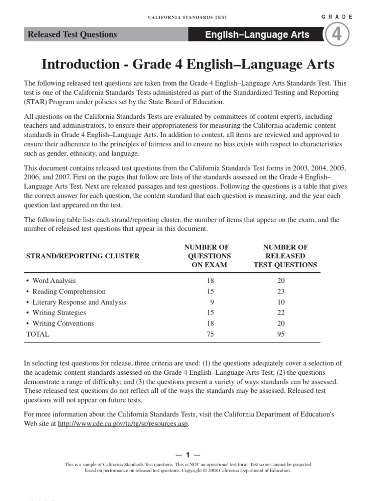 Grade4 English Language Arts | PDF | Reading Comprehension | Narrative