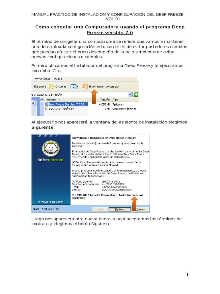 Como Congelar Una Computadora Usando El Programa Deep Freeze Versión 7 ...