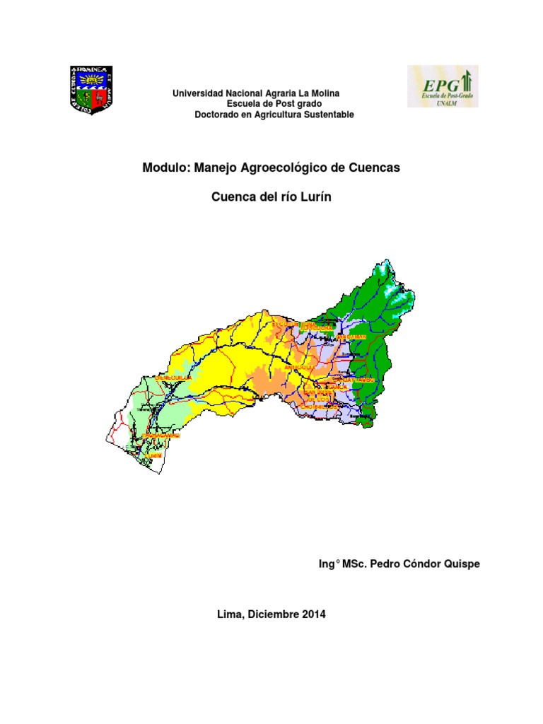 Cuenca Lurin y Gestión Del Agua | Uso del agua | Riego