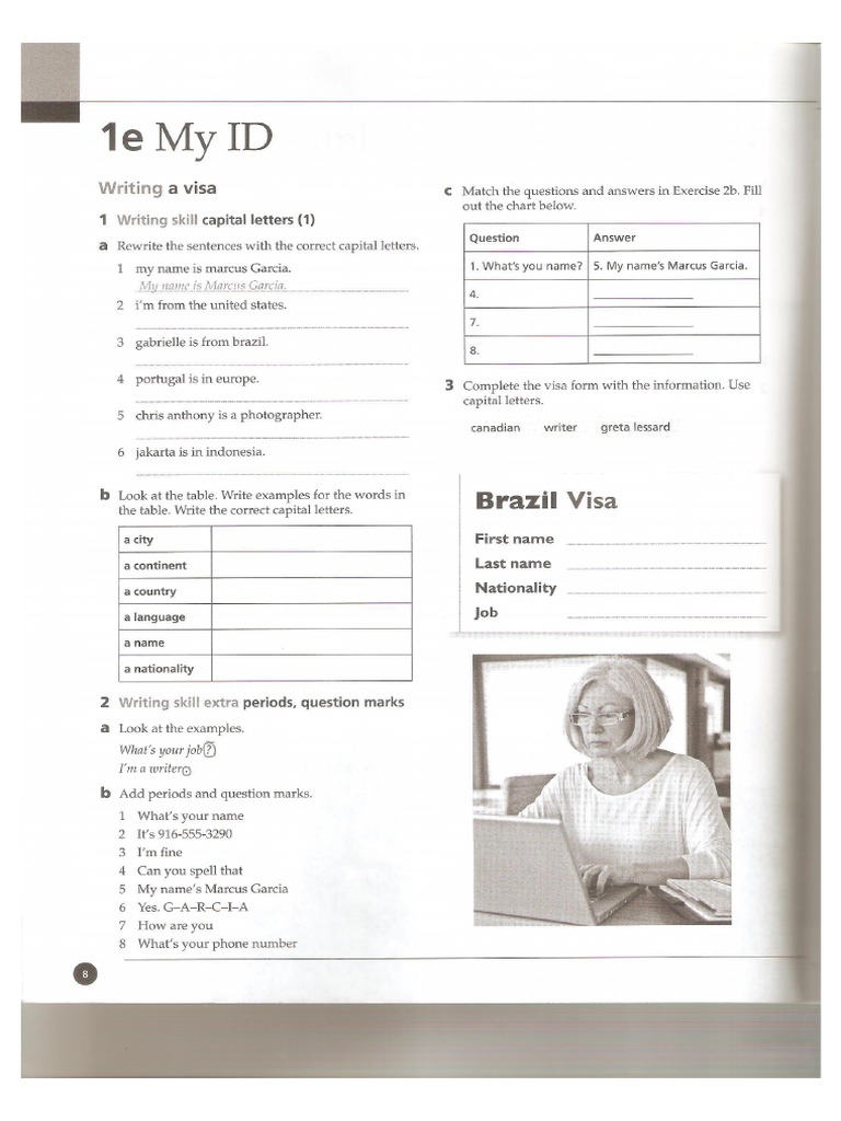 Workbook Beginner Unit 1 | PDF